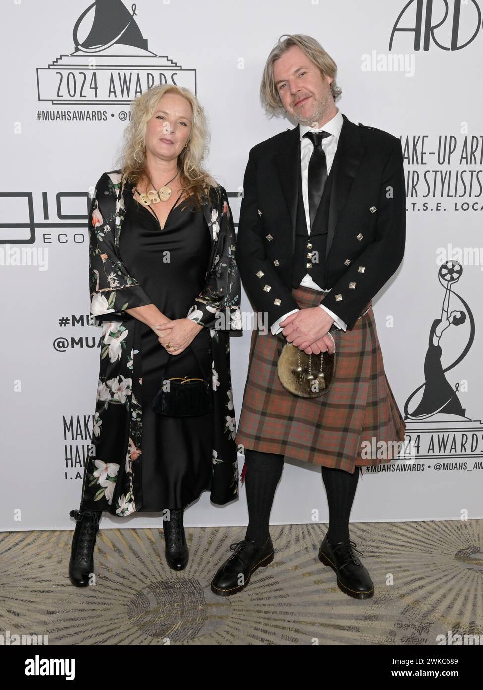 Beverly Hills, California, USA. 18th Feb, 2024. Stephen Murphy and Deb ...