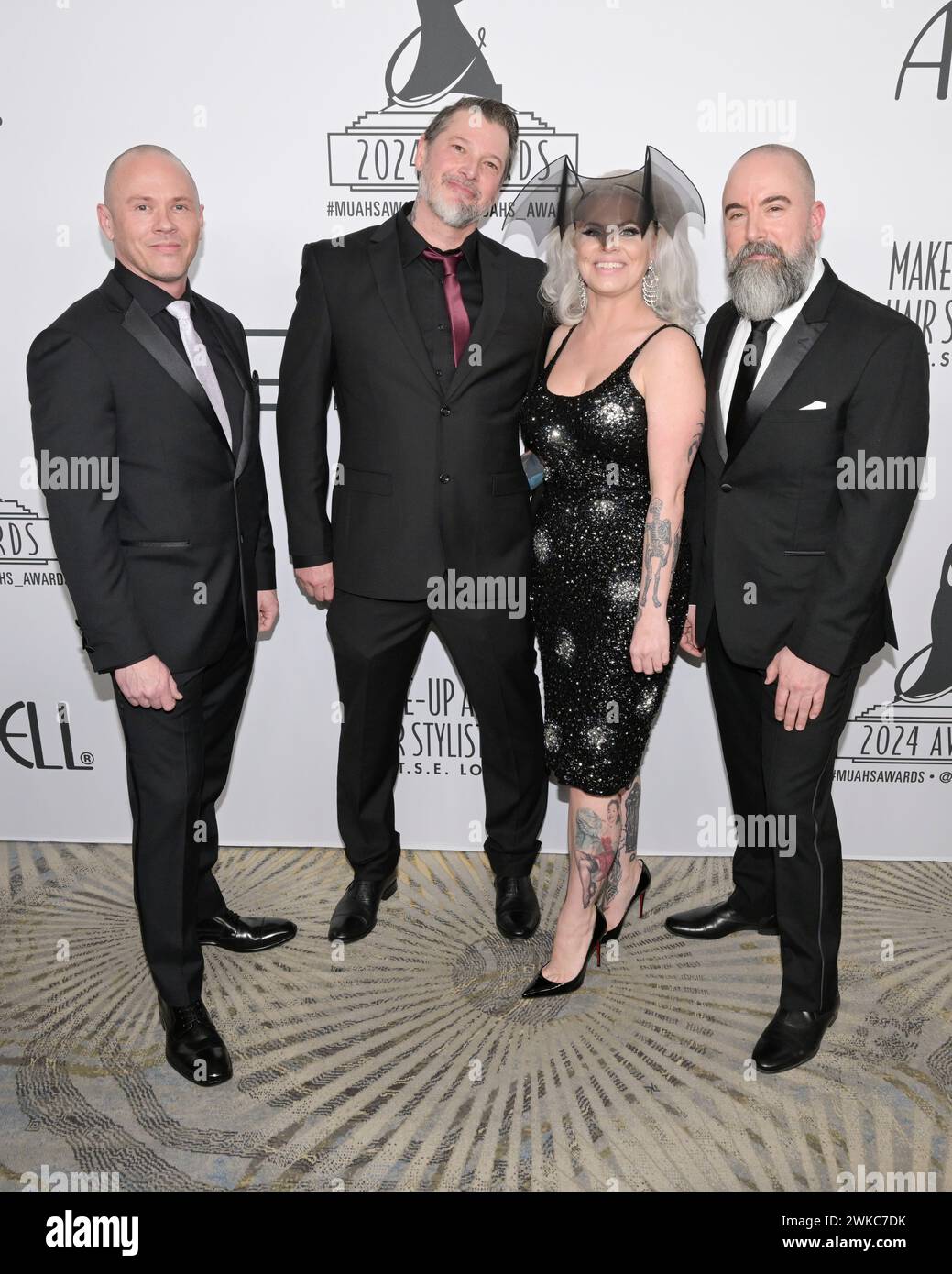 Beverly Hills, California, USA. 18th Feb, 2024. (L-R) Justin Raleigh ...