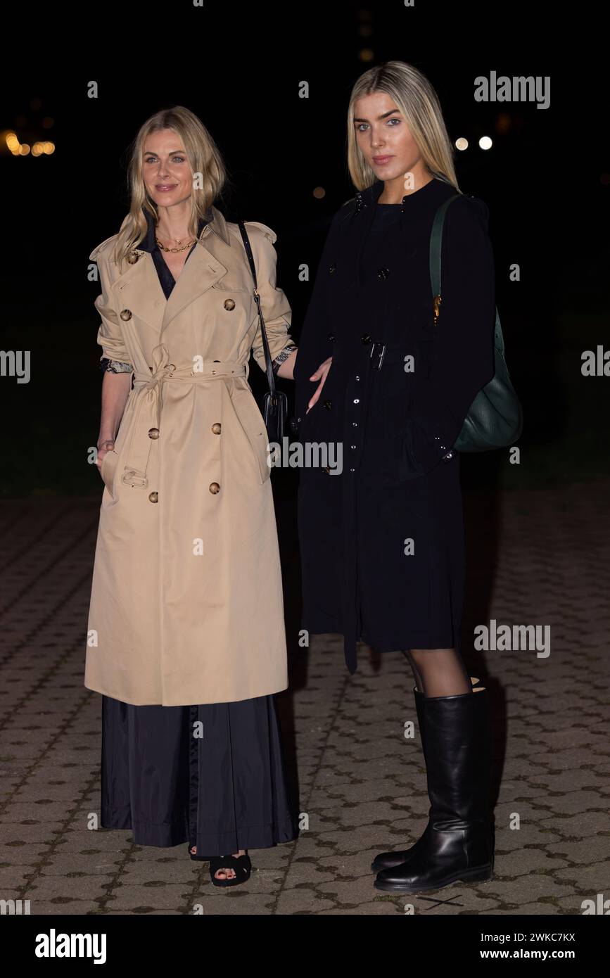 Donna Air and Freya Aspinall pose for photographers upon arrival at the ...