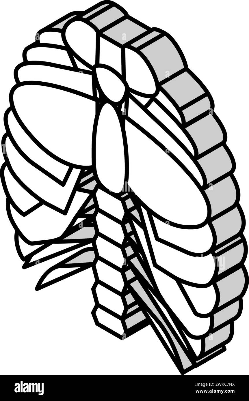 chest bone isometric icon vector illustration Stock Vector Image & Art ...