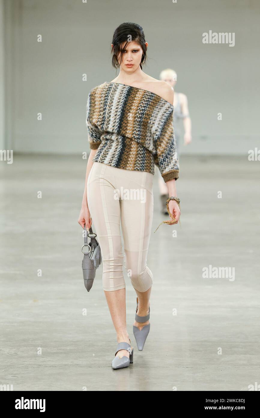 KNWLS Fall/Winter 2024 runway during London Fashion Week on February ...