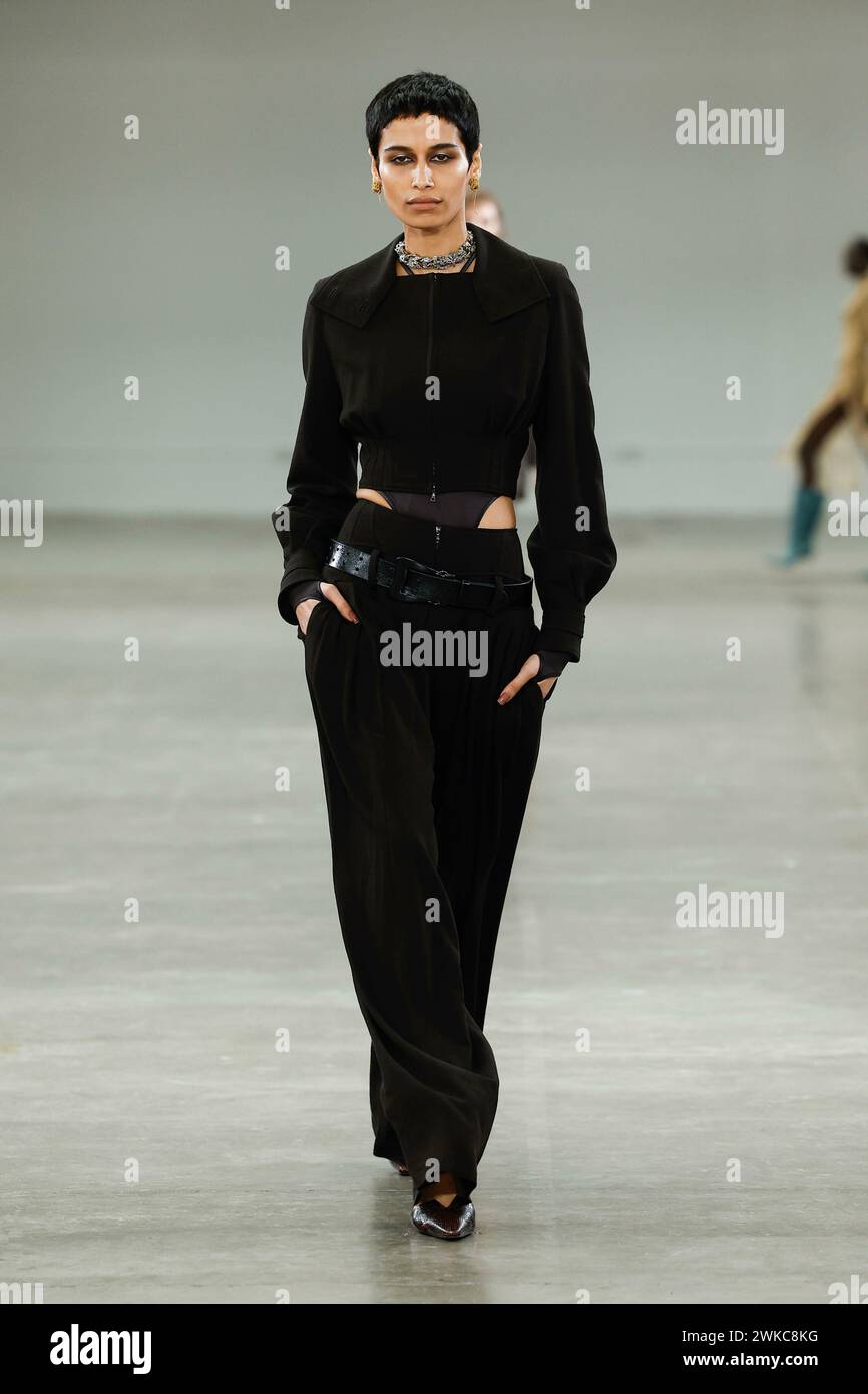 KNWLS Fall/Winter 2024 runway during London Fashion Week on February ...