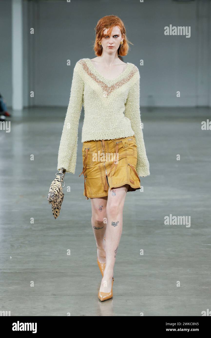KNWLS Fall/Winter 2024 runway during London Fashion Week on February ...
