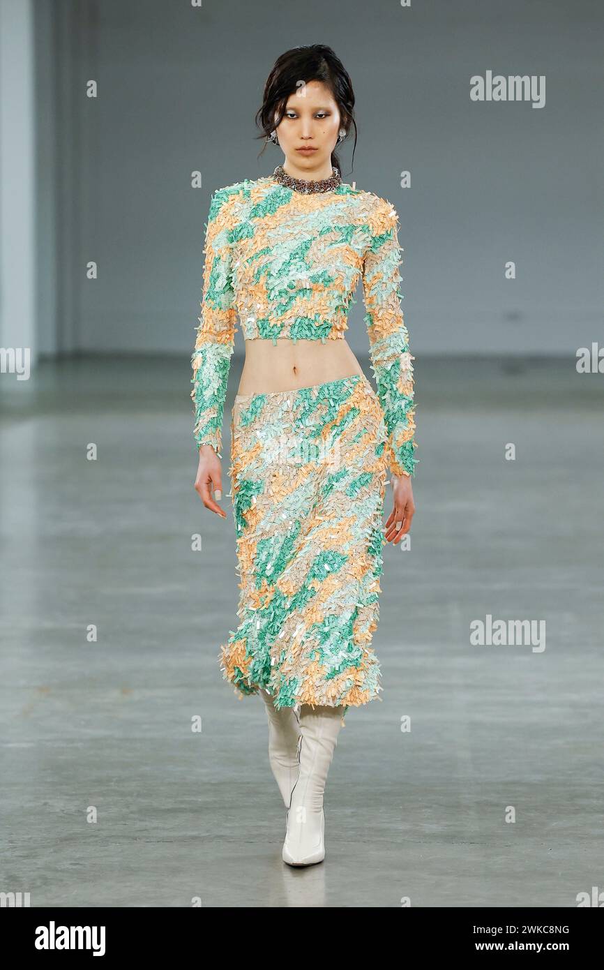 KNWLS Fall/Winter 2024 runway during London Fashion Week on February ...