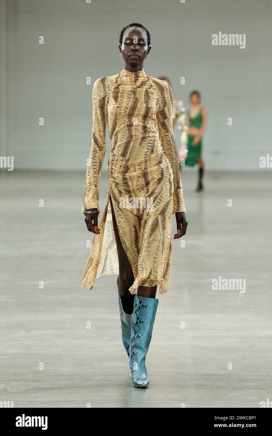 KNWLS Fall/Winter 2024 runway during London Fashion Week on February ...