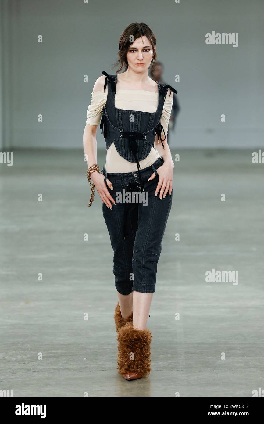 KNWLS Fall/Winter 2024 runway during London Fashion Week on February ...