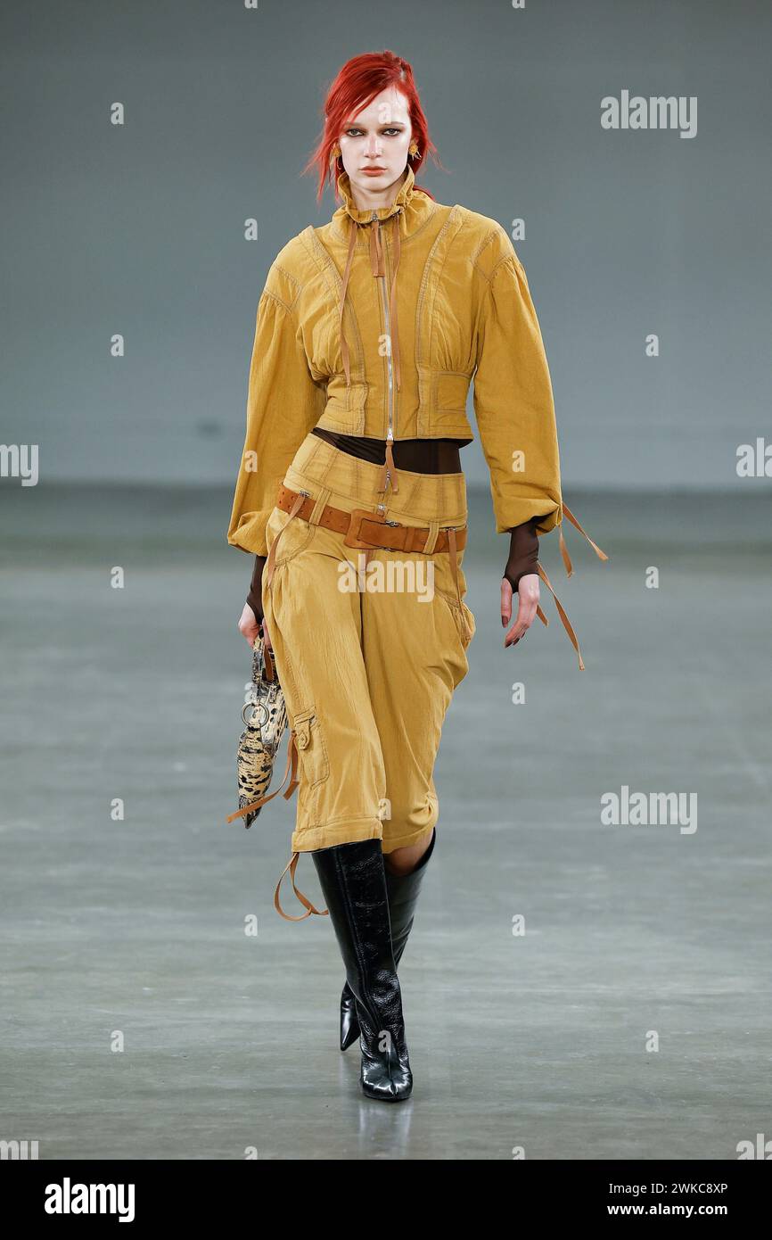 KNWLS Fall/Winter 2024 runway during London Fashion Week on February ...