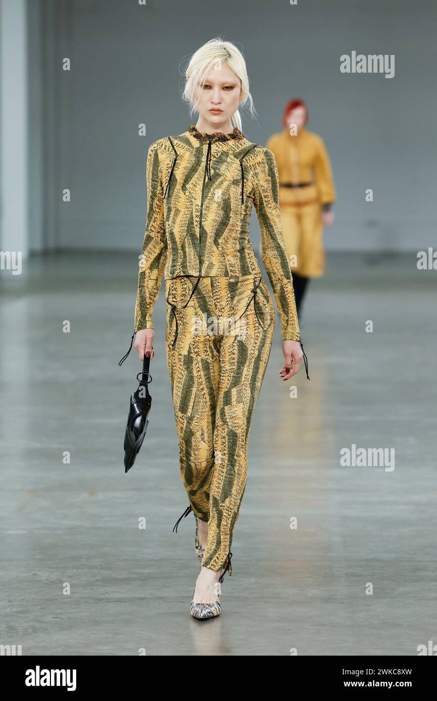 KNWLS Fall/Winter 2024 runway during London Fashion Week on February ...