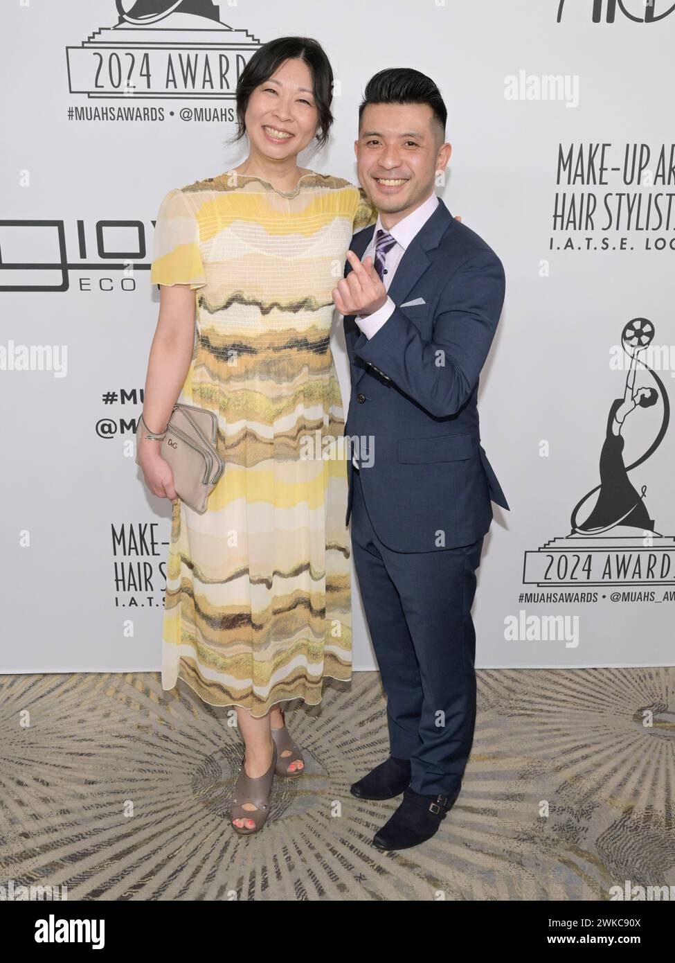 Beverly Hills, California, USA. 18th Feb, 2024. Jeannie Chow and Kim ...