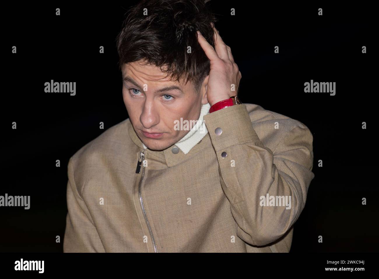 Barry Keoghan poses for photographers upon arrival at the Burberry ...