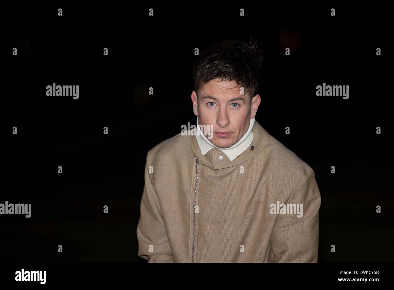 Barry Keoghan poses for photographers upon arrival at the Burberry ...