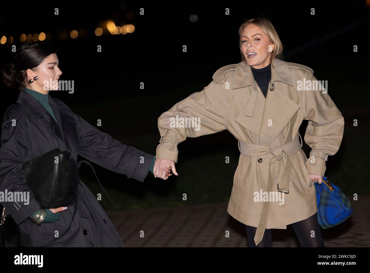 Isobel Richmond and Patsy Kensit pose for photographers upon arrival at ...
