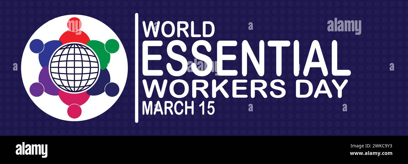 Essential worker heroes Stock Vector Images - Alamy