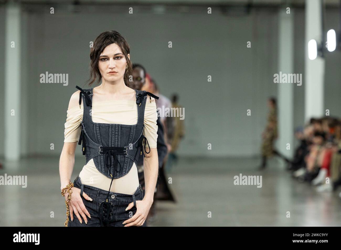 KNWLS Fall/Winter 2024 runway during London Fashion Week on February ...