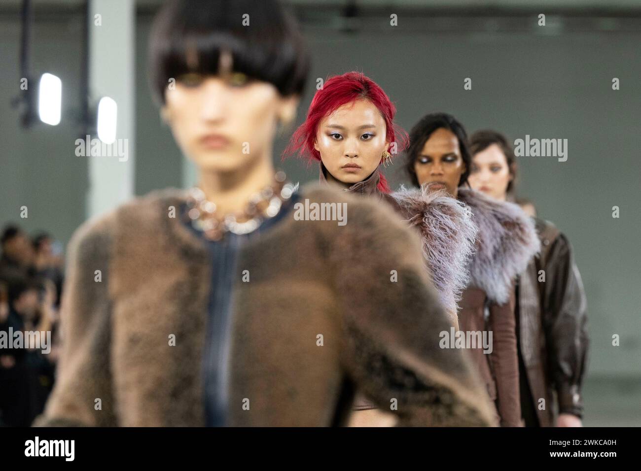 KNWLS Fall/Winter 2024 runway during London Fashion Week on February ...