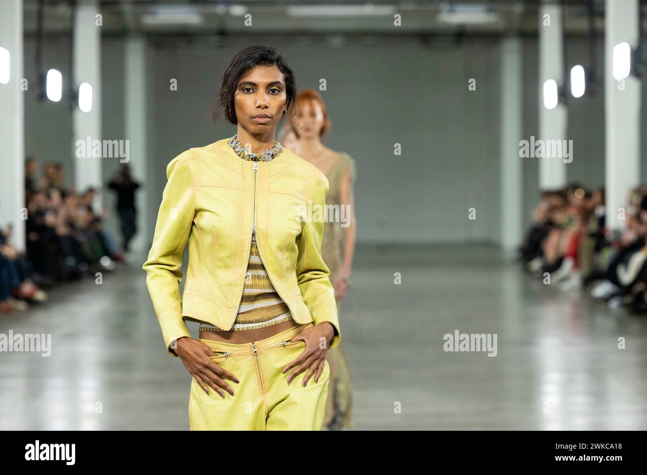 KNWLS Fall/Winter 2024 runway during London Fashion Week on February ...