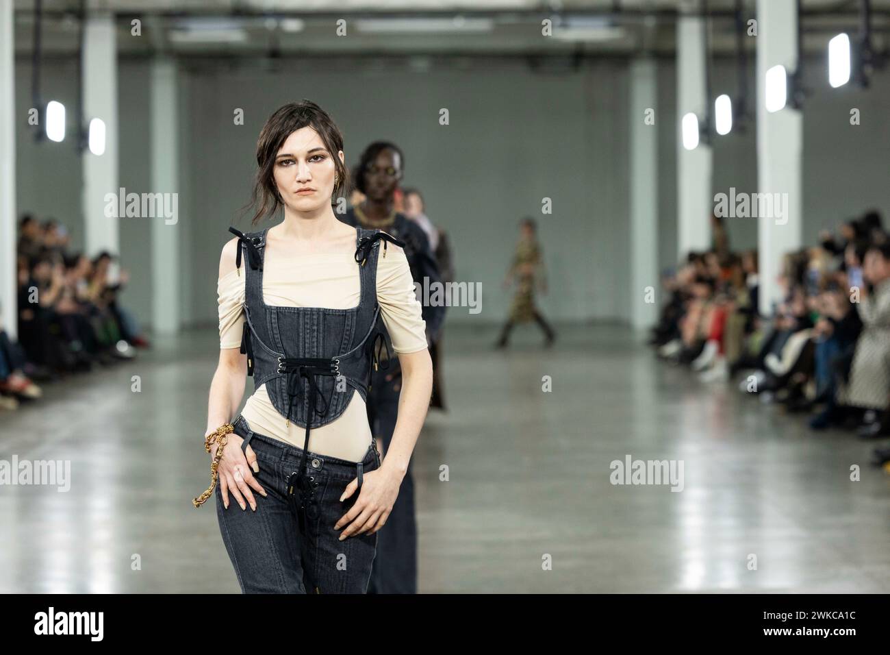 KNWLS Fall/Winter 2024 runway during London Fashion Week on February ...