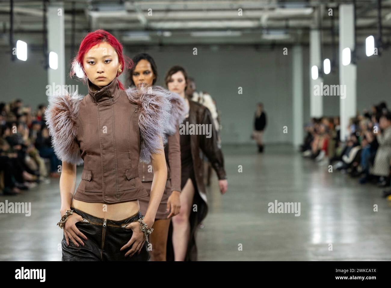 KNWLS Fall/Winter 2024 runway during London Fashion Week on February ...