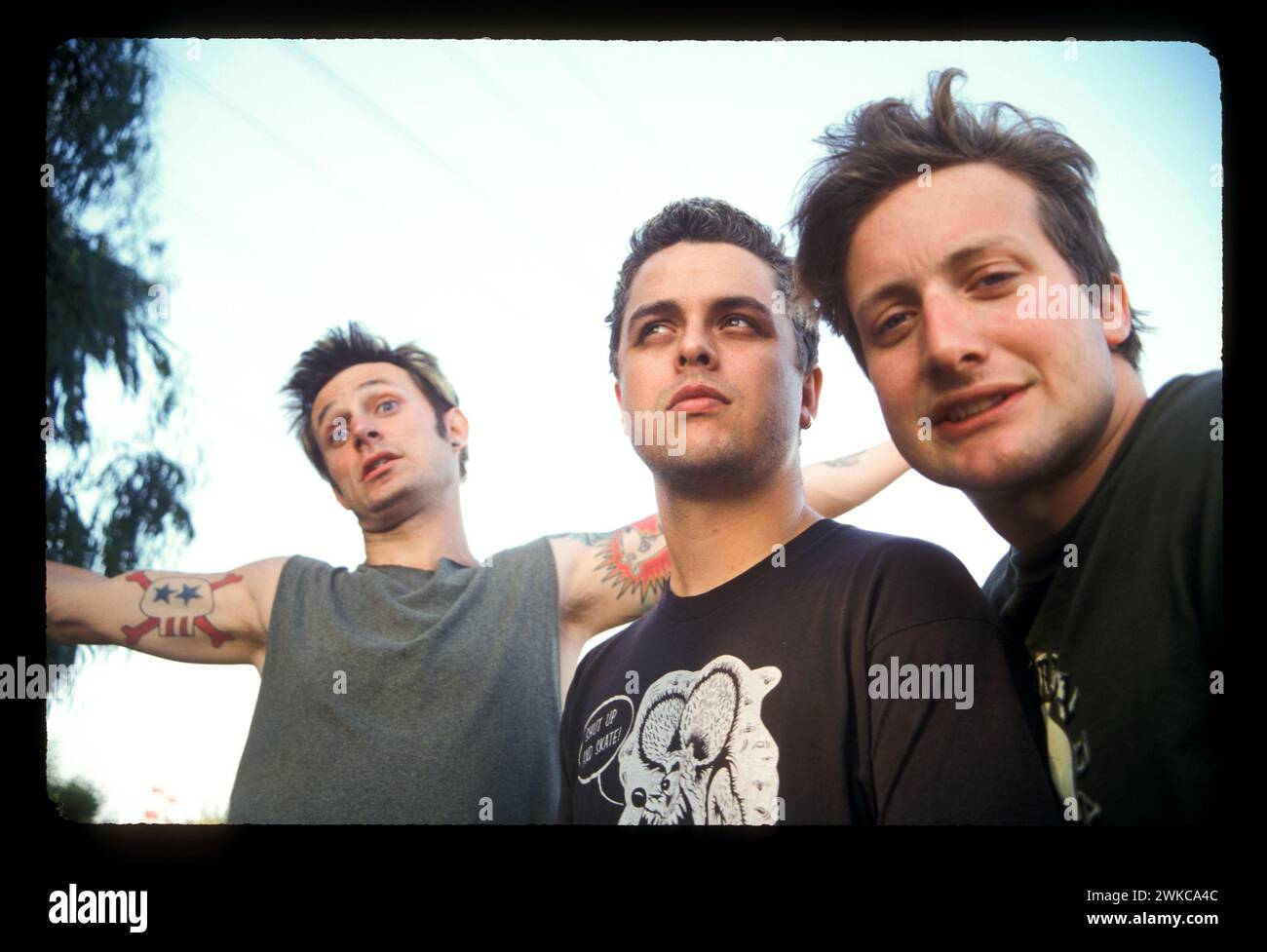 GREEN DAY photographed during the 2000 Van's Warped Tour in Anaheim, CA ...