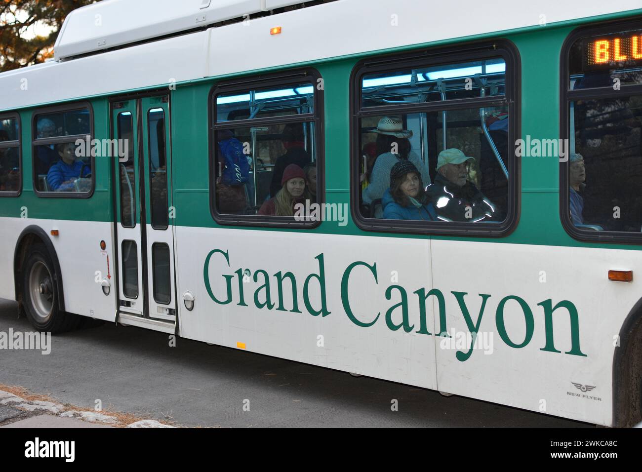 Grand canyon bus map hi-res stock photography and images - Alamy