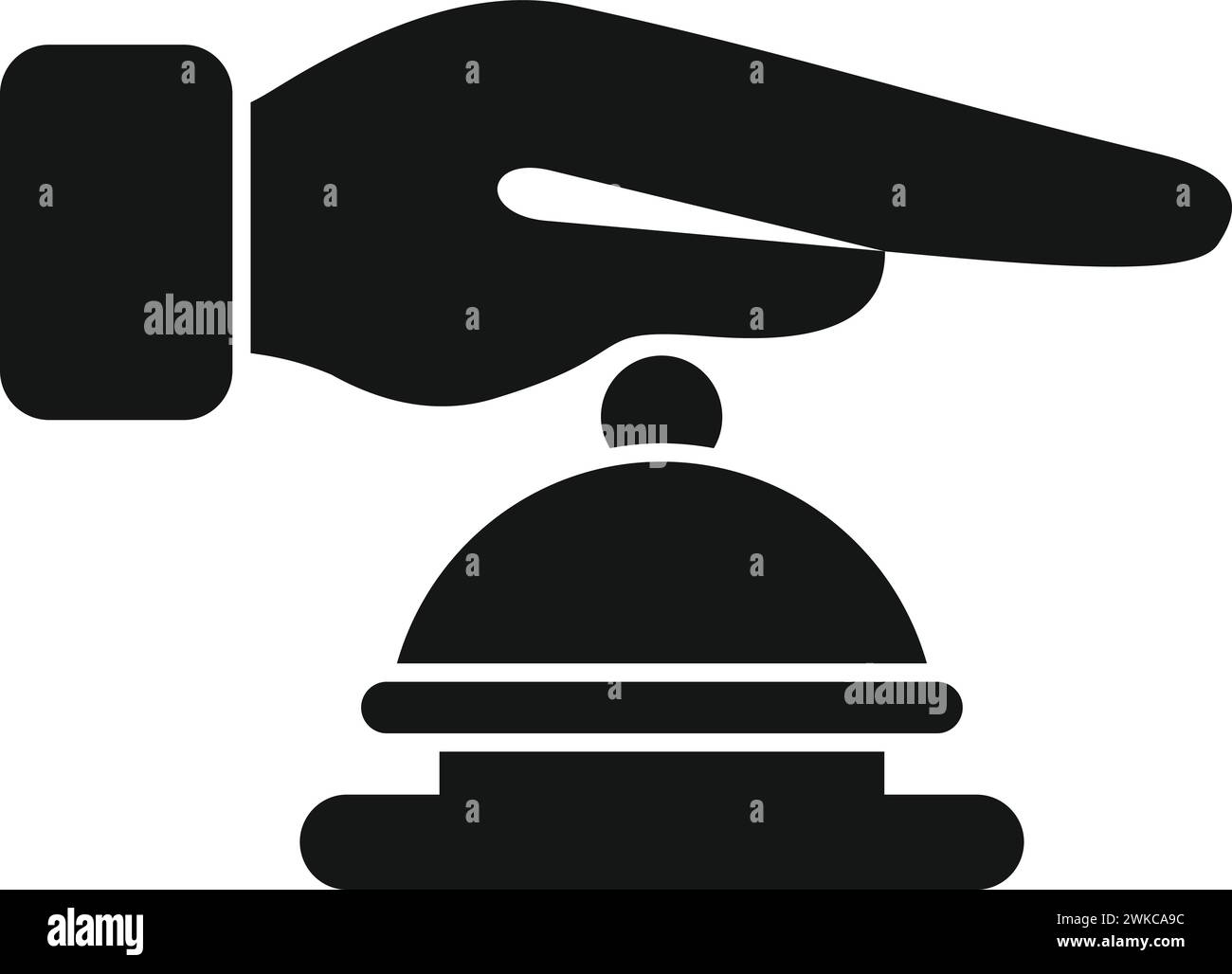 Digital stop ringer theft icon simple vector. Access vigilant. Cyber ...