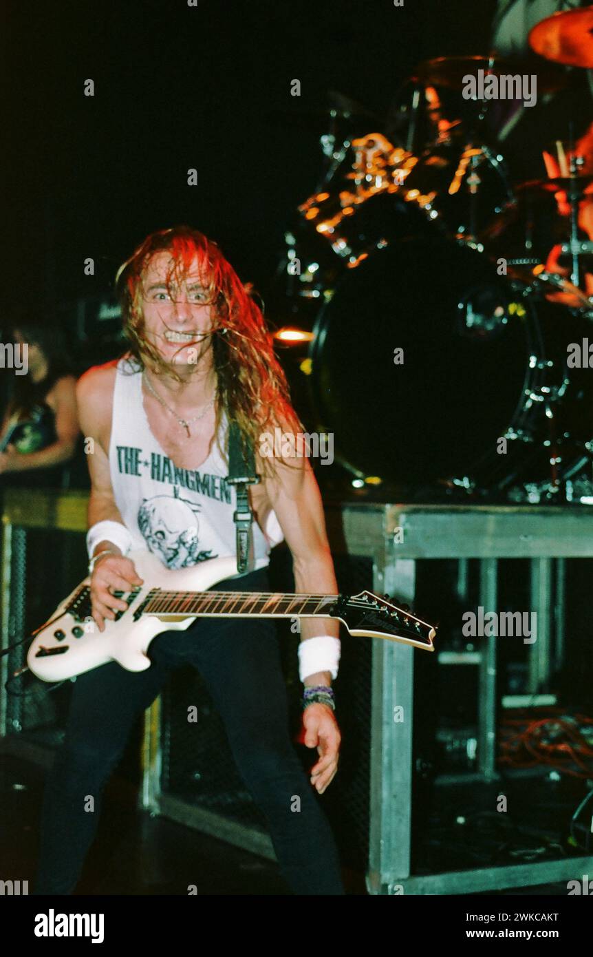 EXODUS performing live on the Fabulous Disaster Tour at the Palace in ...