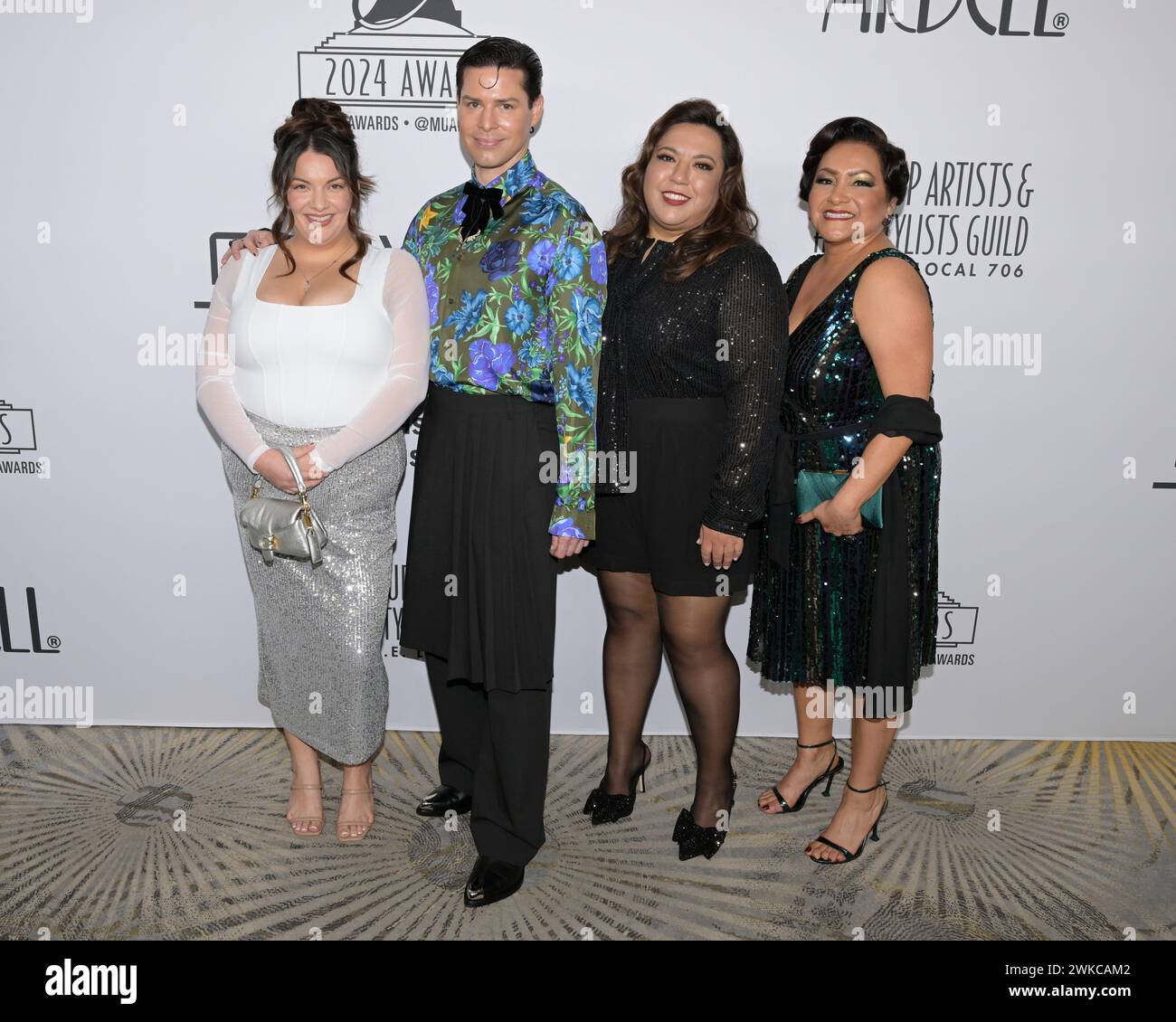 February 18, 2024, Beverly Hills, California, United States: (L-R ...