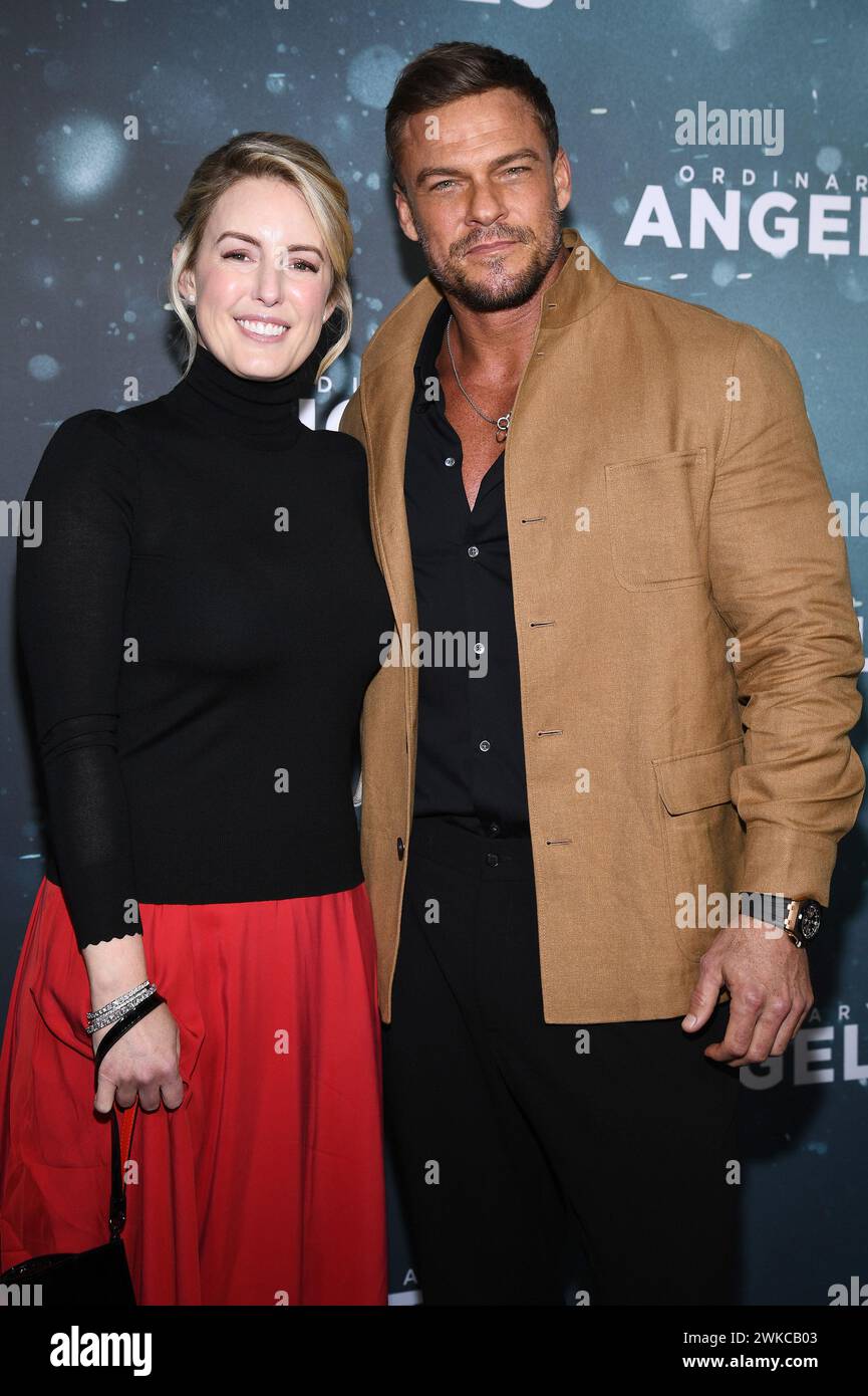 New York, USA. 19th Feb, 2024. (L-R) Catherine Ritchson and Alan Ritchson attend the Lionsgate's ...
