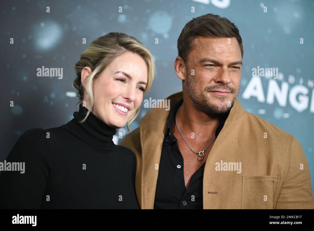 New York, USA. 19th Feb, 2024. (L-R) Catherine Ritchson and Alan Ritchson attend the Lionsgate's ...