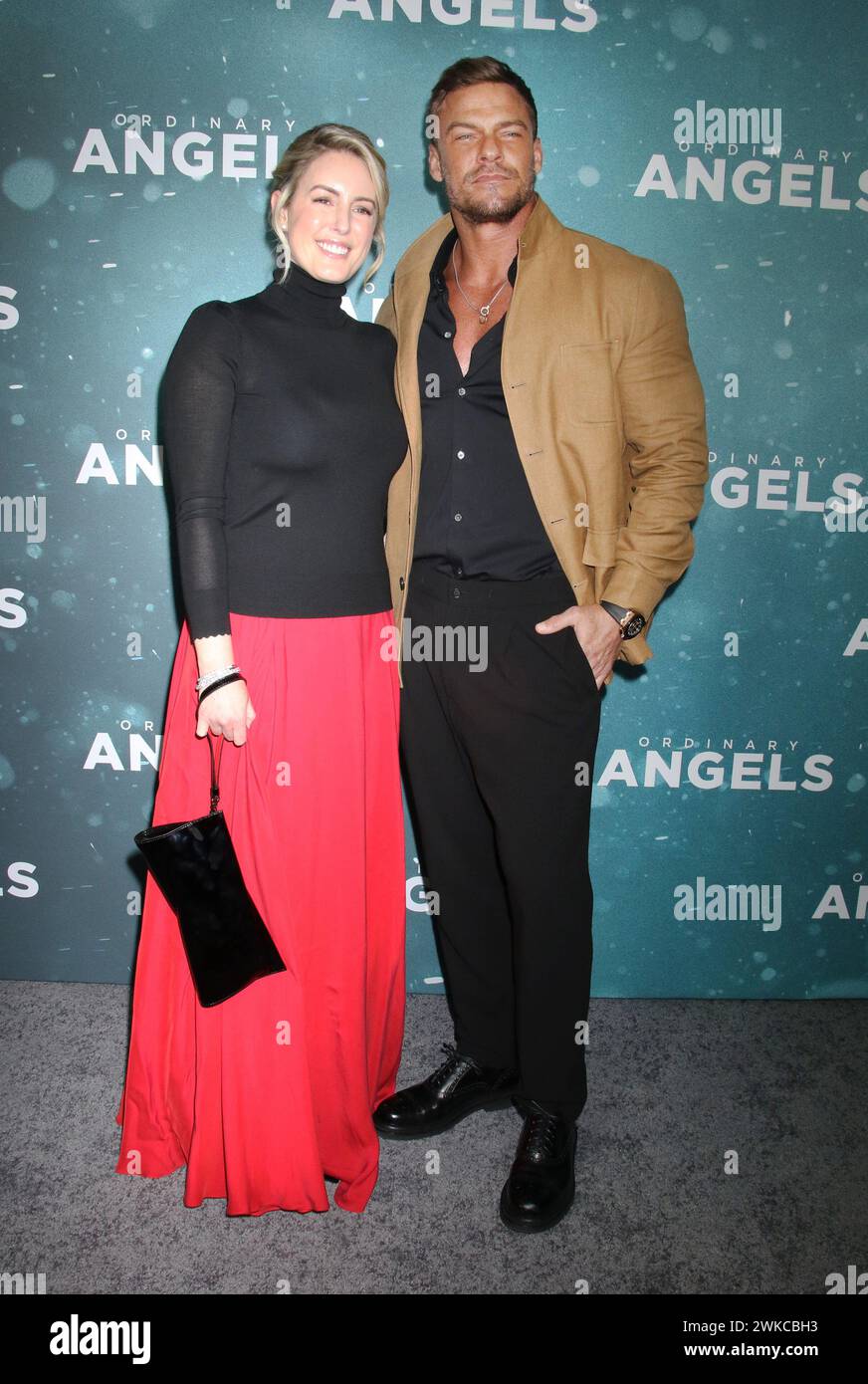 New York, NY, USA. 19th Feb, 2024. Catherine Ritchson and Alan Ritchson ...
