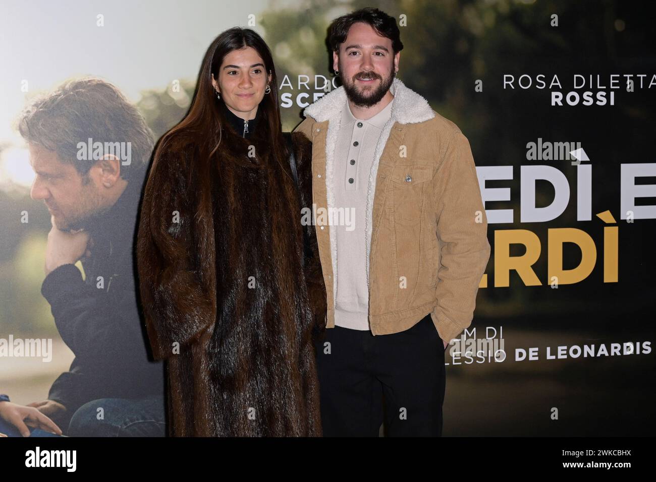 Rome, Italy. 19th Feb, 2024. Michela Conforti (l) and Emanuele Propizio ...