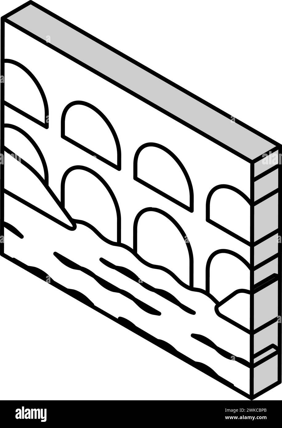 Underground aqueduct Stock Vector Images - Alamy