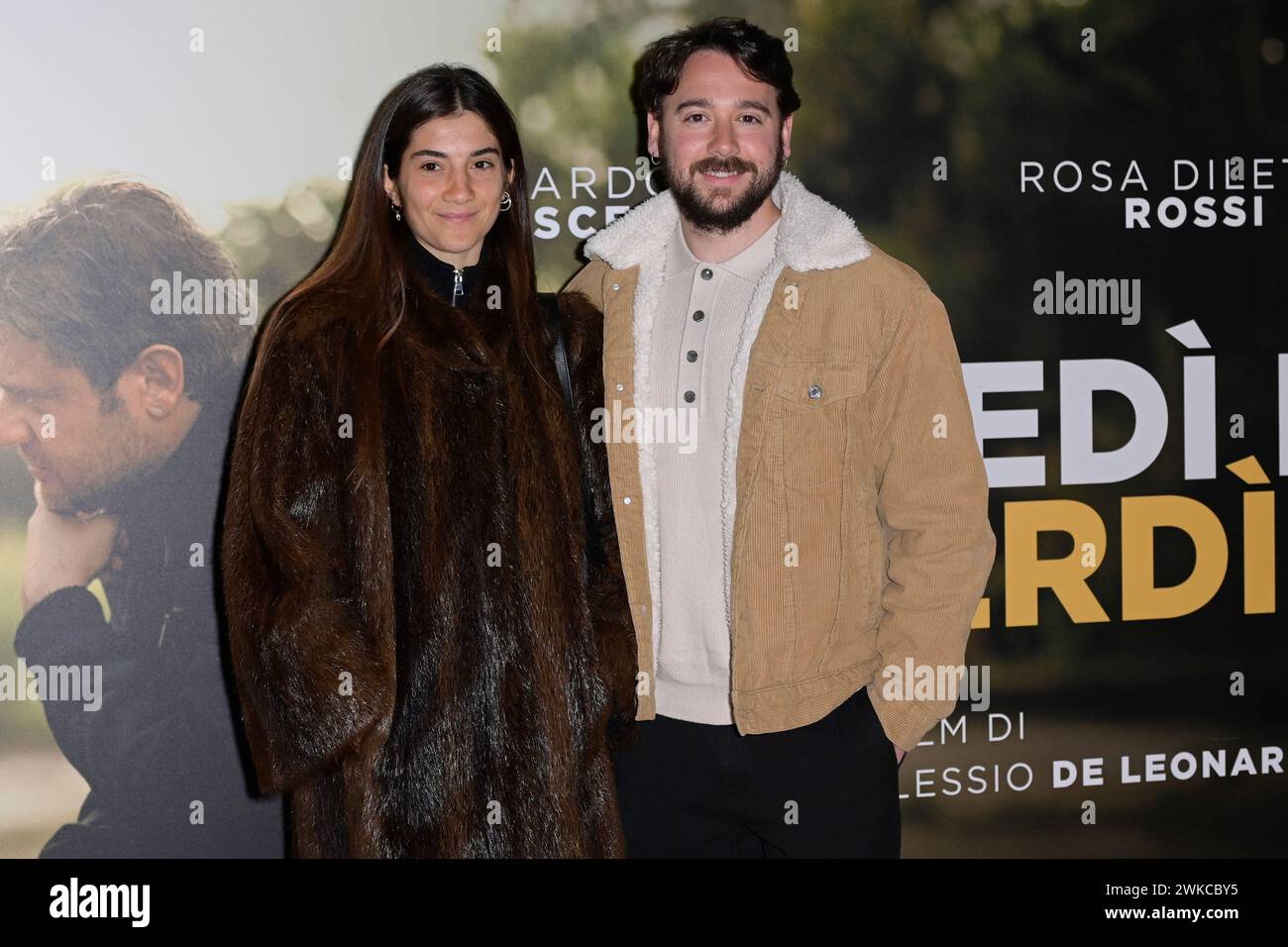 Rome, Italy. 19th Feb, 2024. Michela Conforti (l) and Emanuele Propizio ...