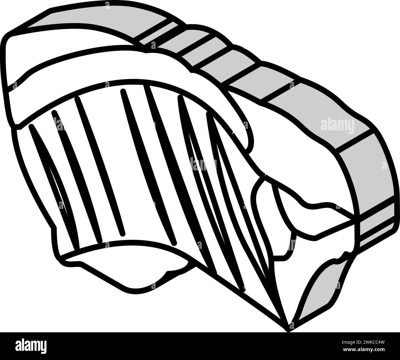 rib beef isometric icon vector illustration Stock Vector Image & Art ...