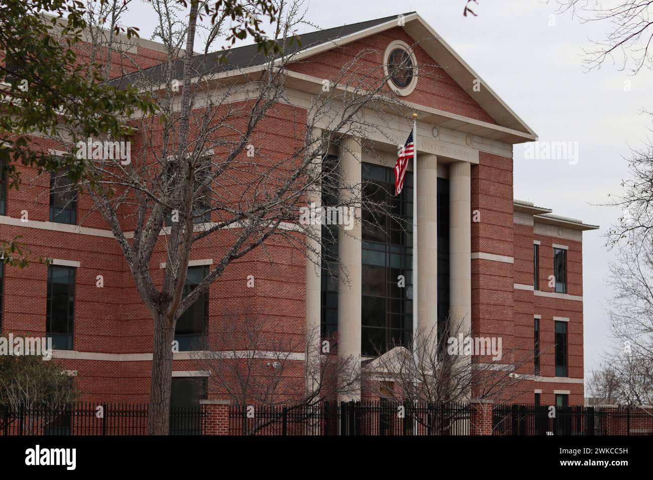 The Matthew J. Perry, Jr. Courthouse in Columbia, S.C., is seen on ...
