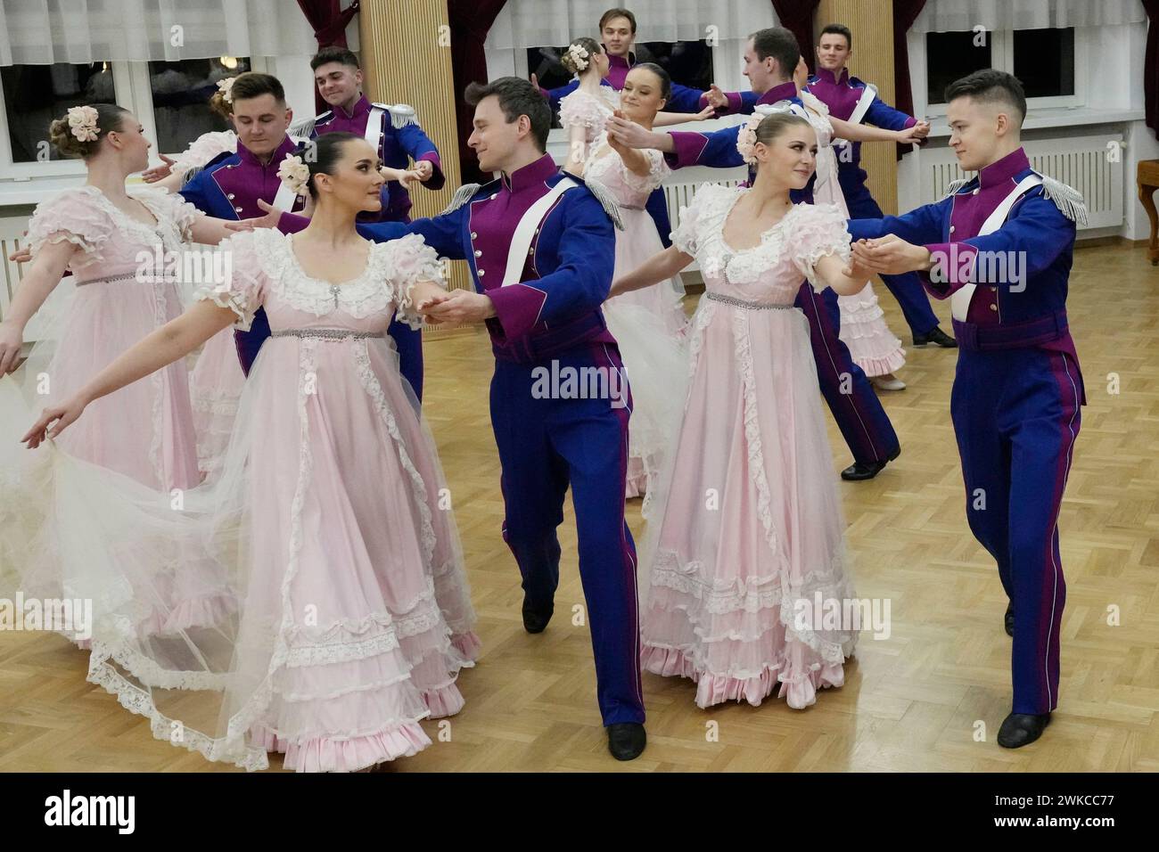 Dancers of the WARSZAWIANKA ensemble of the University of Warsaw dance Poland's national ...