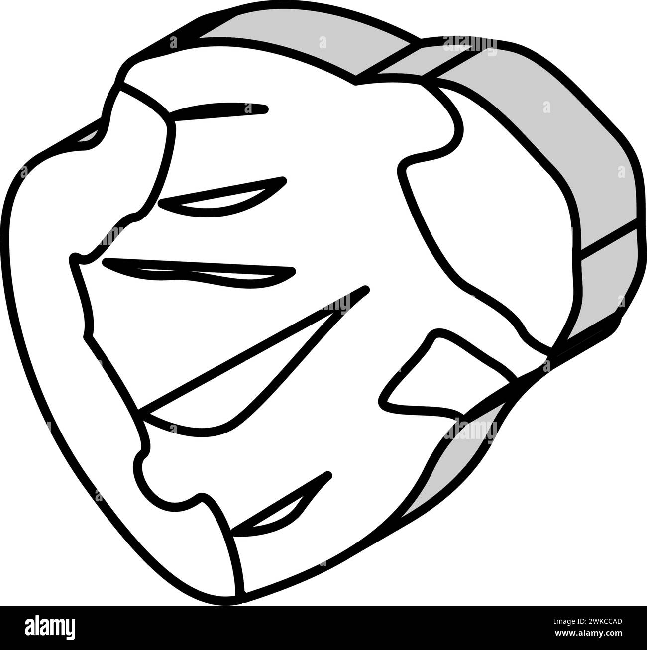 flank beef meat isometric icon vector illustration Stock Vector Image ...