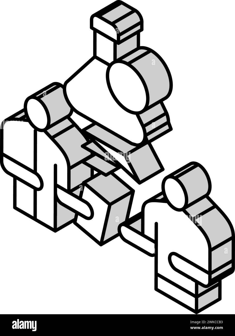 medical review officer examination mro isometric icon vector ...