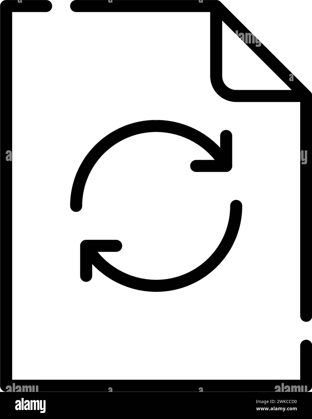 File refresh. Pixel perfect icon Stock Vector Image & Art - Alamy