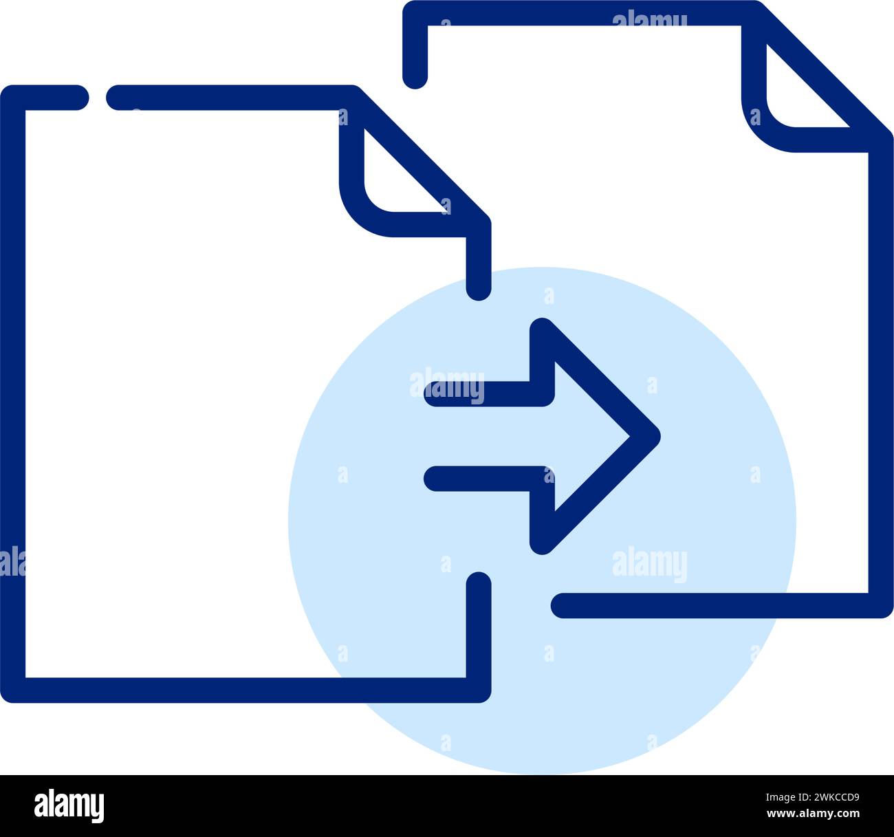 File transfer. Pixel perfect, editable stroke Stock Vector Image & Art - Alamy