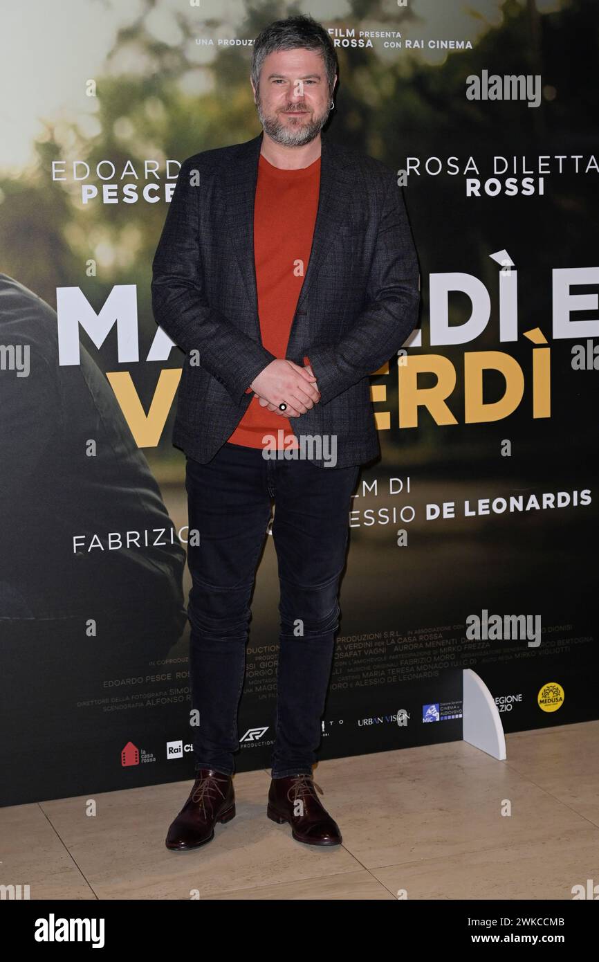 Rome, Italy. 19th Feb, 2024. Edoardo Pesce attends the premiere of the ...