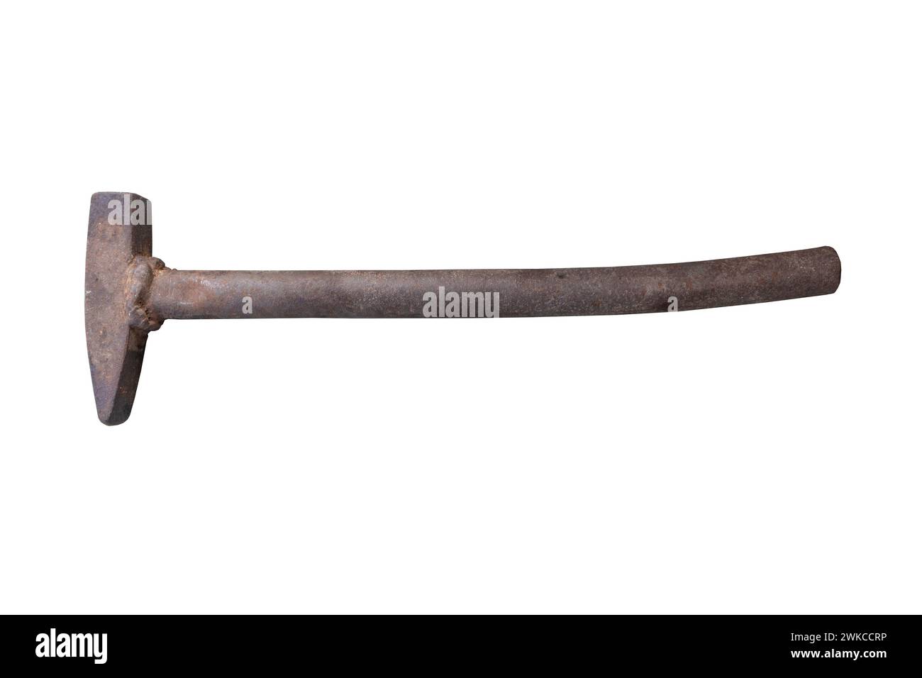 Old Rusty Hammer Isolated on White Background Stock Photo - Alamy