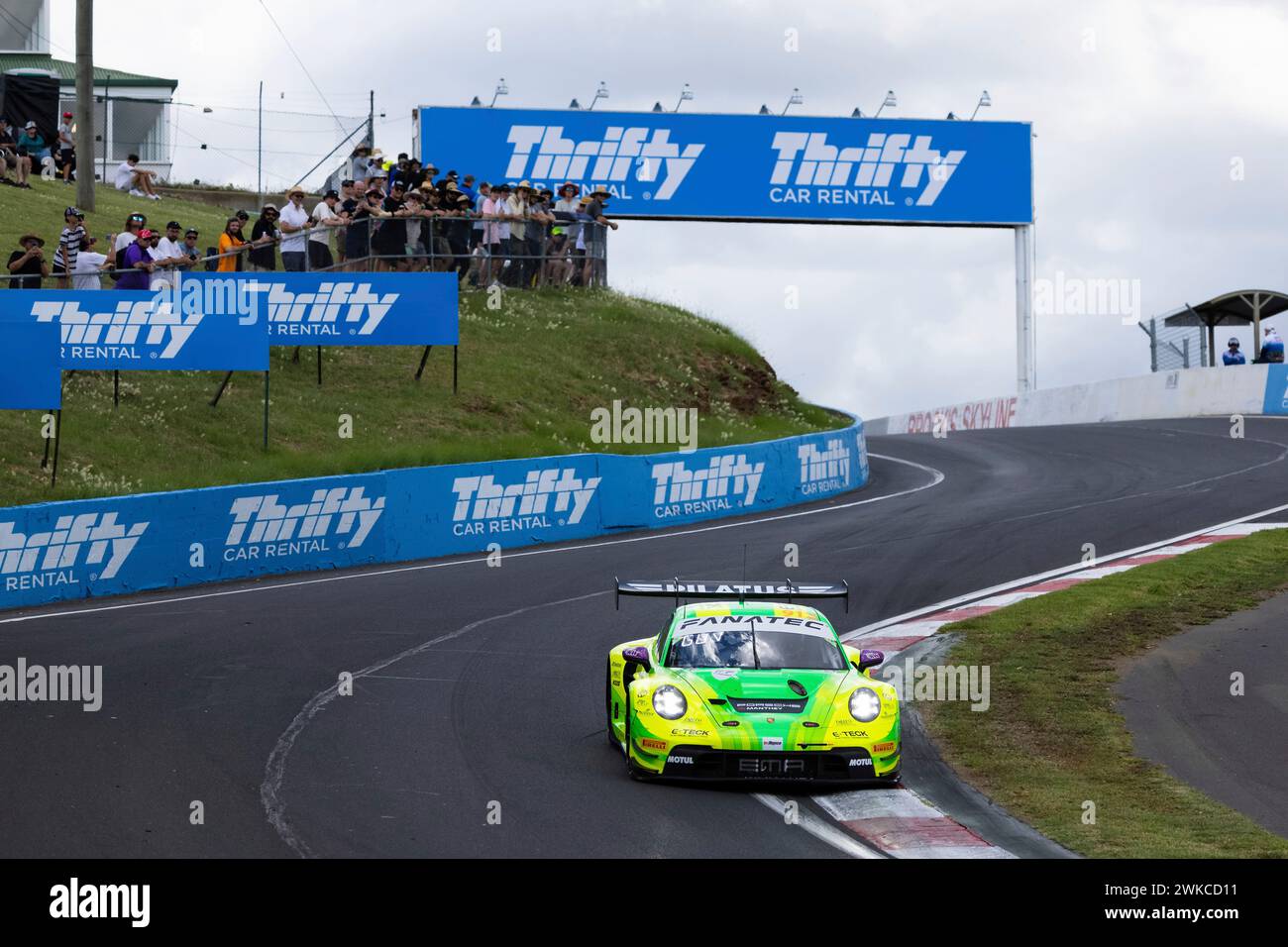 BATHURST, AUSTRALIA - FEBRUARY 17: Car 912 Manthey EMA Porsche 911 GT3R ...