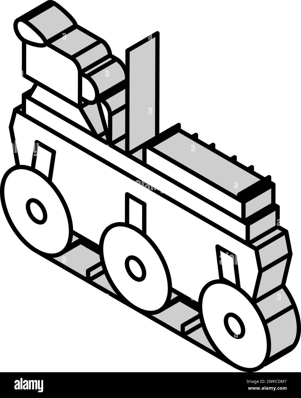 Autonomous Robot Isometric Icon Vector Illustration Stock Vector Image And Art Alamy