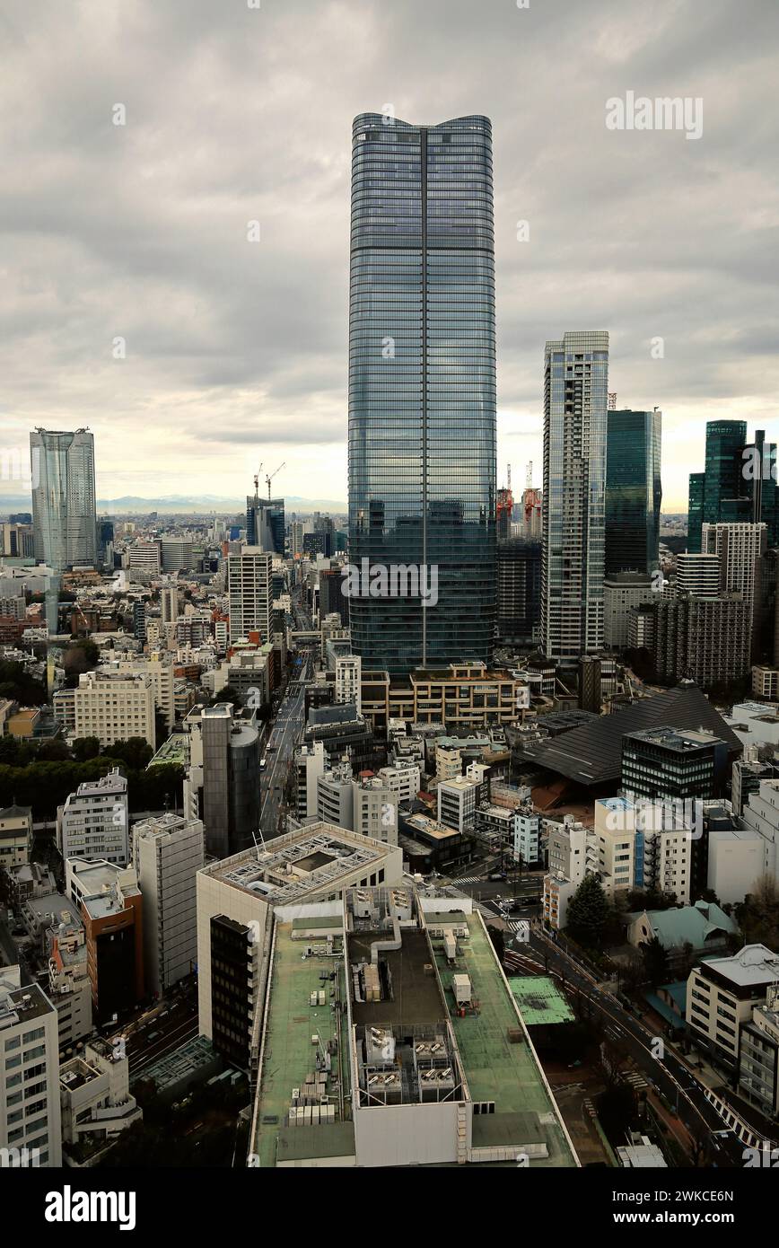 Tokyo scenery View of the city where Japan's tallest skyscraper stands ...