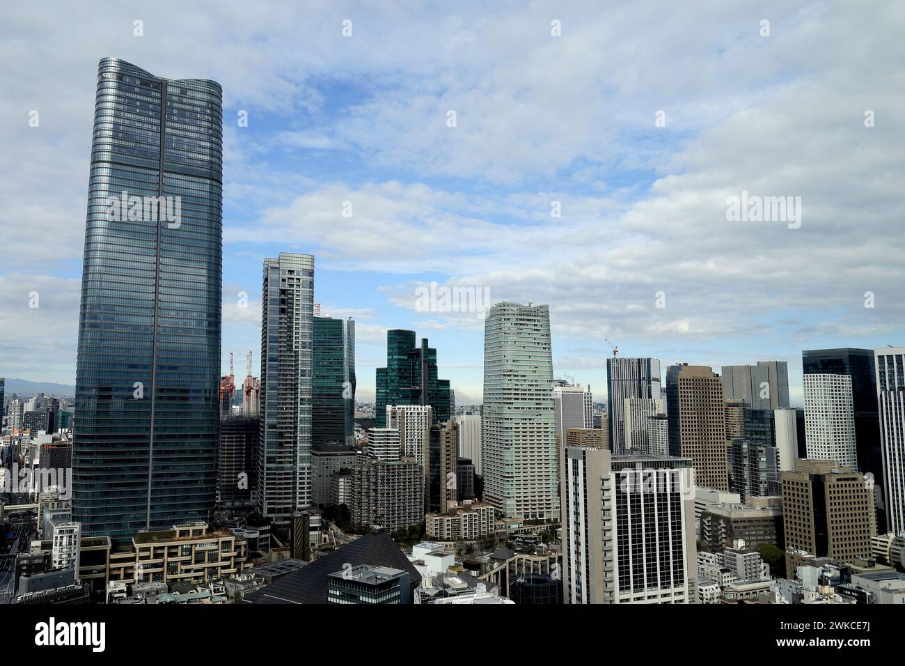 Tokyo scenery View of the city where Japan's tallest skyscraper stands ...