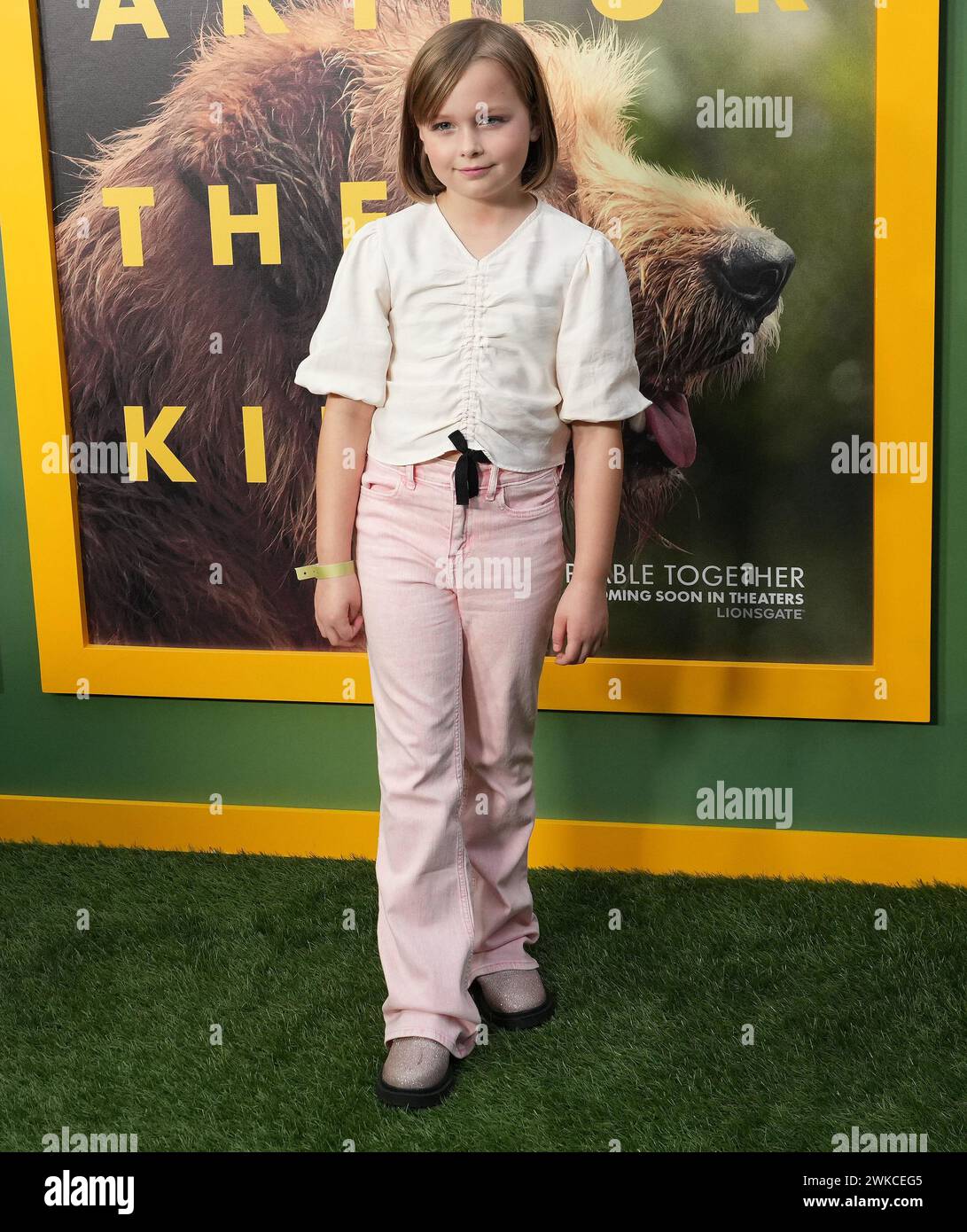 Cece Valentina arrives at the Lionsgate's ARTHUR THE KING Los Angeles ...