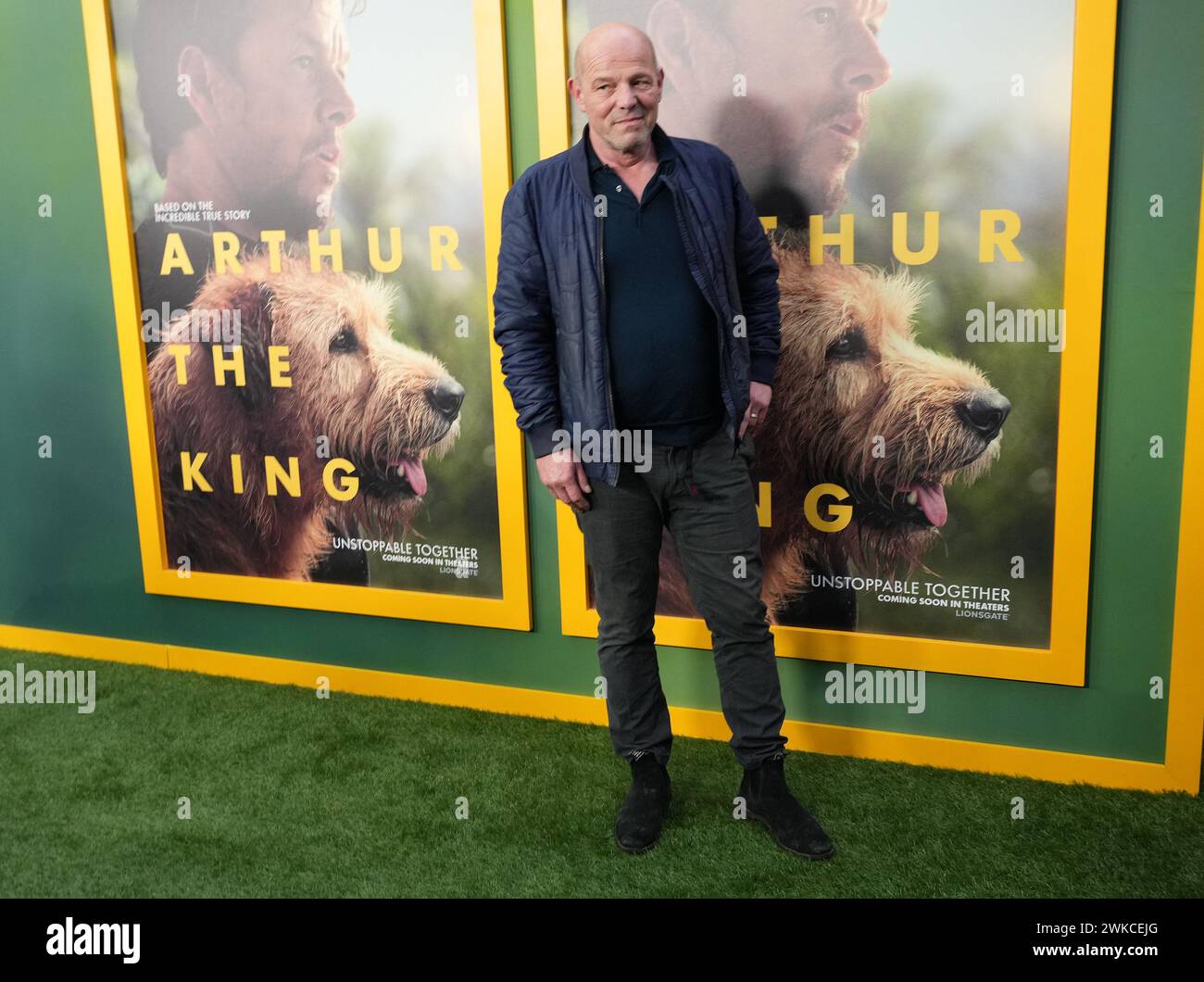Los Angeles, USA. 19th Feb, 2024. Simon Cellan Jones arrives at the ...