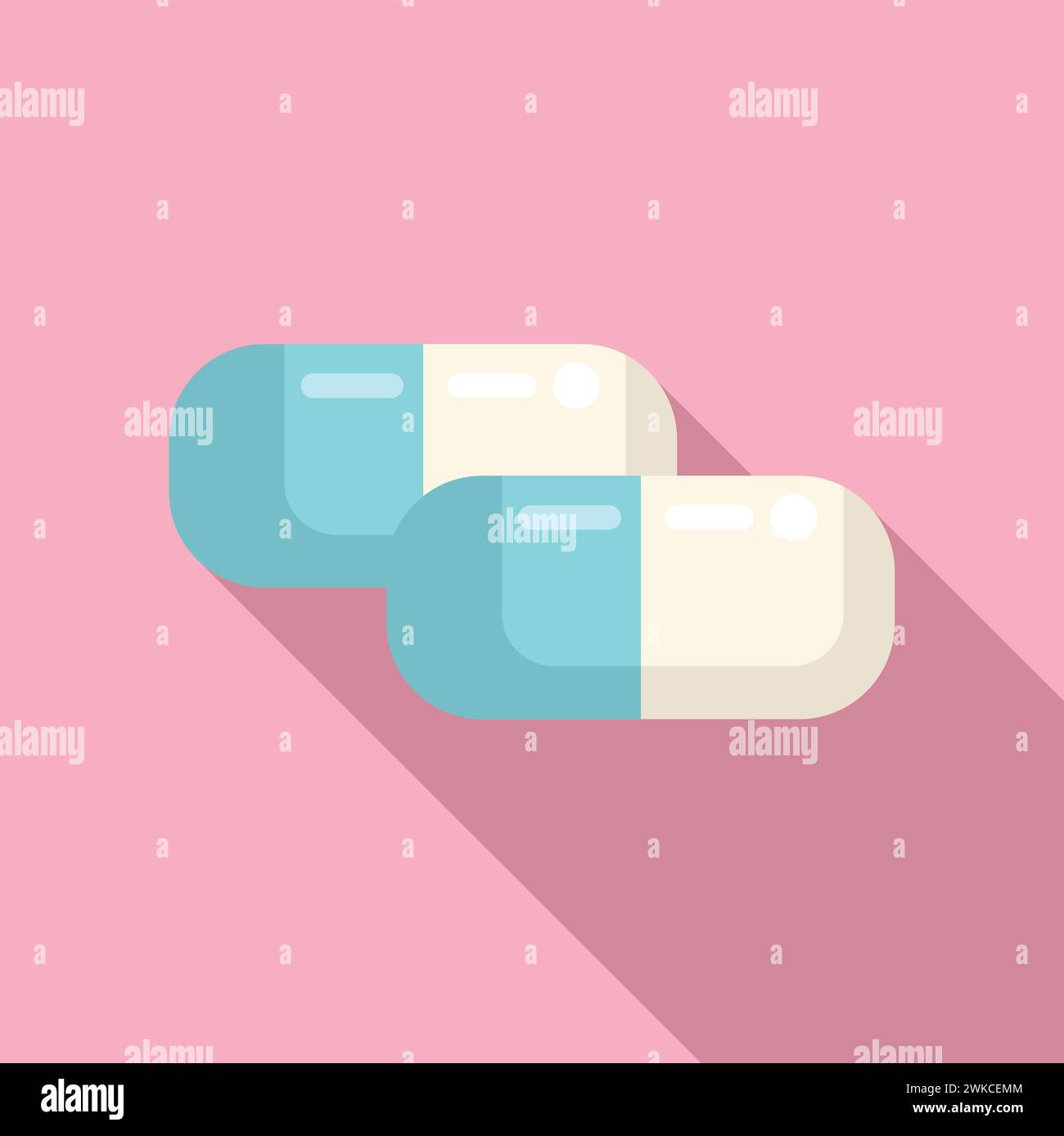 Medical capsule pills icon flat vector. Lab resonance machine. Patient ...