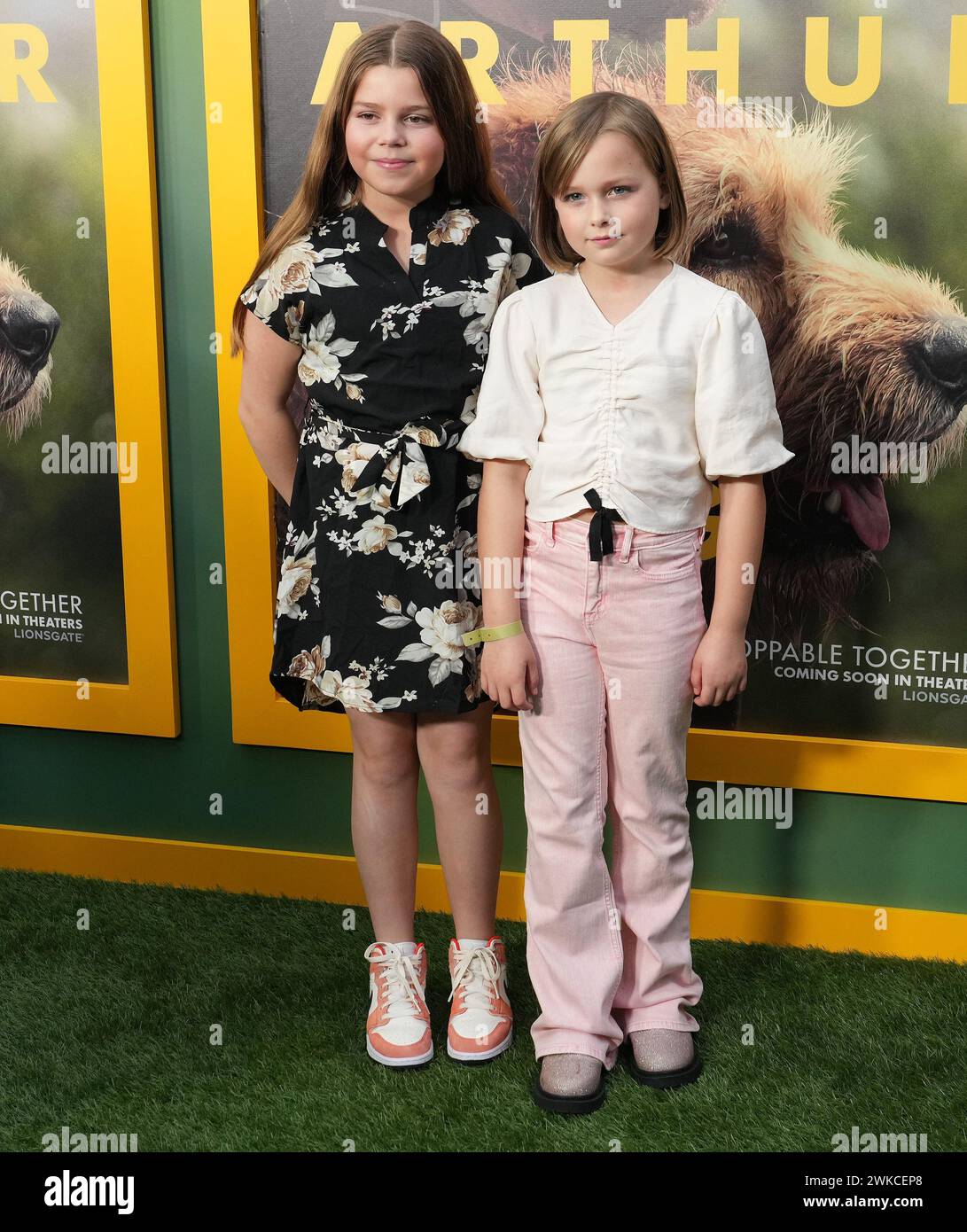 Los Angeles, USA. 19th Feb, 2024. (L-R) Philippa Lindnord and Cece ...